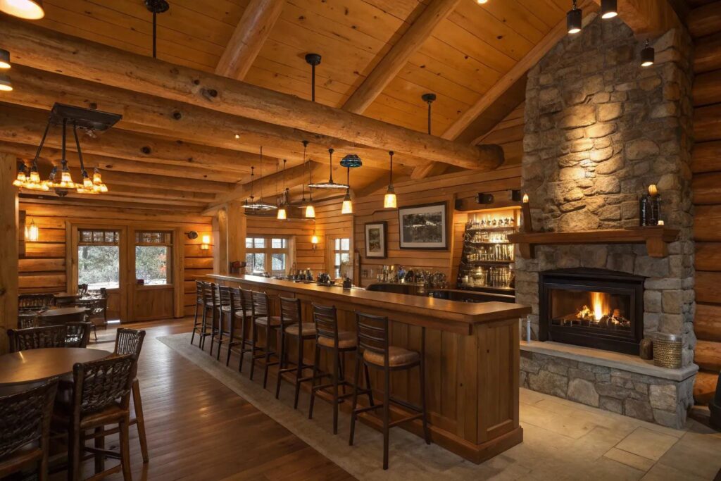 20+ Charming Log Cabin Bar Ideas to Inspire You