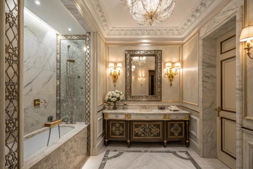 15+ Elegant Luxury Powder Room Ideas