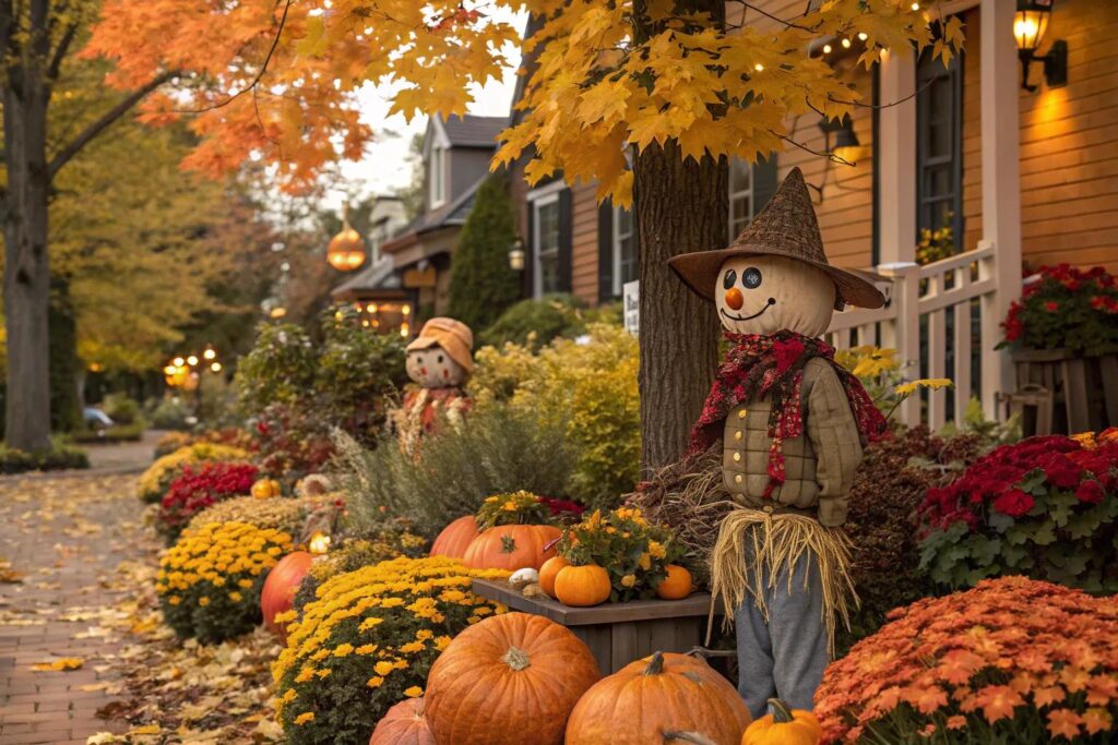 15+ Creative Outdoor Scarecrow Head Ideas
