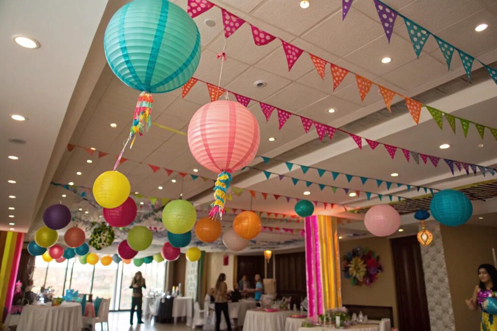 15+ Creative Party Ceiling Decoration Ideas