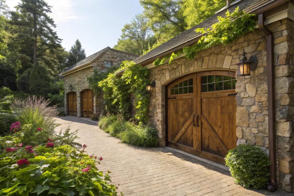 20+ Stunning Stone Garage Ideas to Inspire You