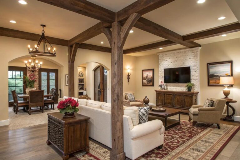 18+ Creative Support Beam Decorating Ideas