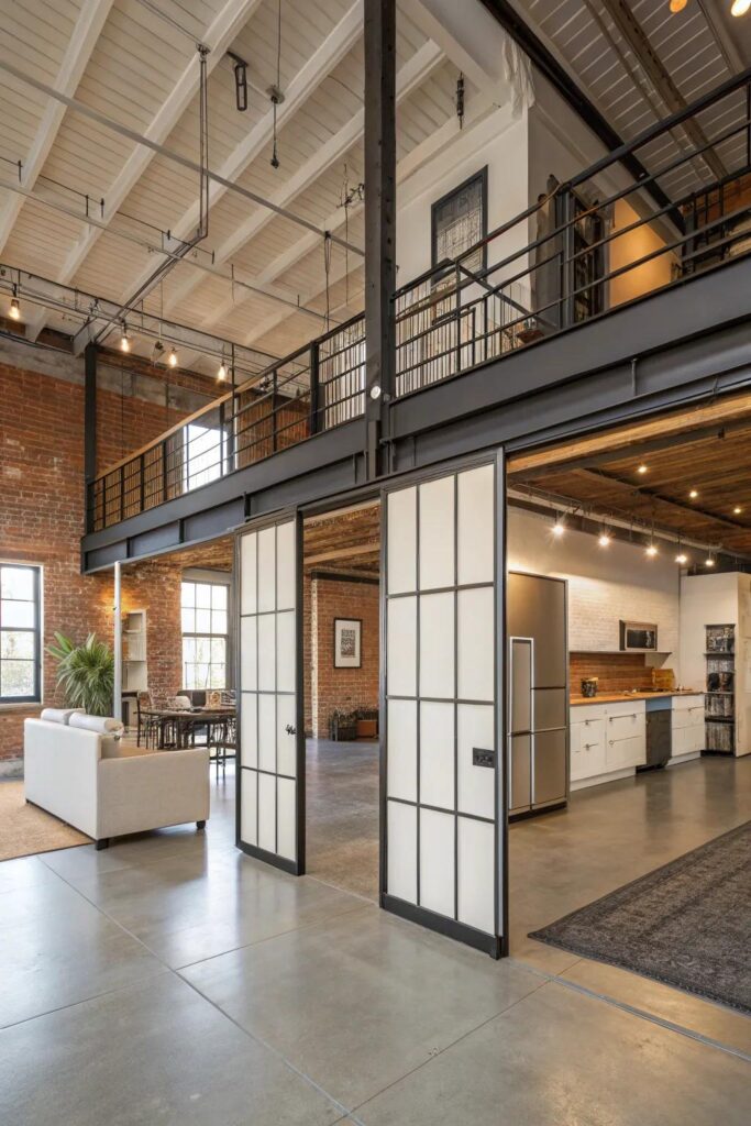 3+ Stylish Ideas for Closing Off a Loft