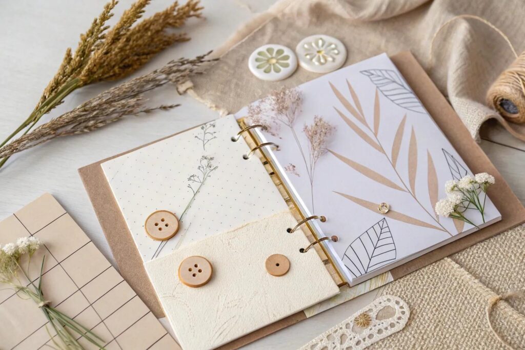 17+ Charming Aesthetic Scrapbooking Ideas