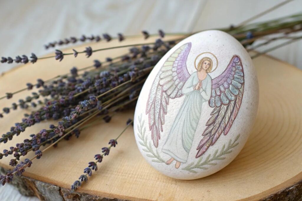 17+ Inspiring Angel Rock Painting Ideas