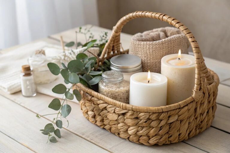 4+ Creative Candle Gift Basket Ideas