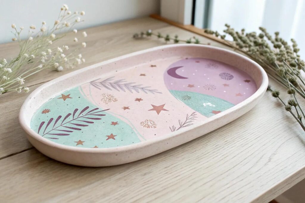 17+ Cute Clay Trays Ideas to Spruce Up Your Space