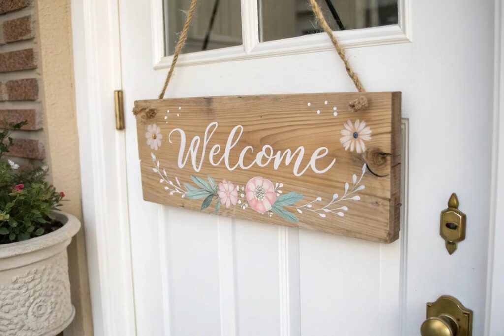 12+ Charming DIY Welcome Sign Ideas for Your Home