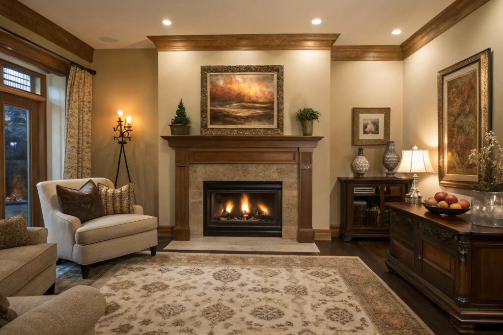 14+ Stunning Stacked Stone Fireplace Ideas
