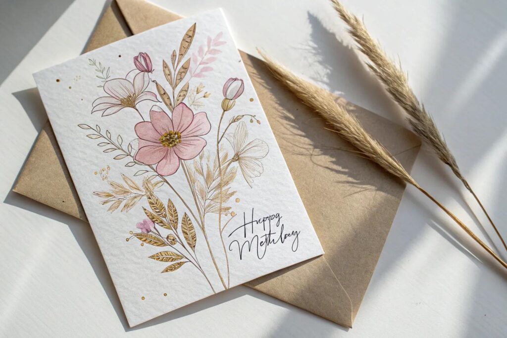 17+ Creative Flower Mother's Day Card Ideas