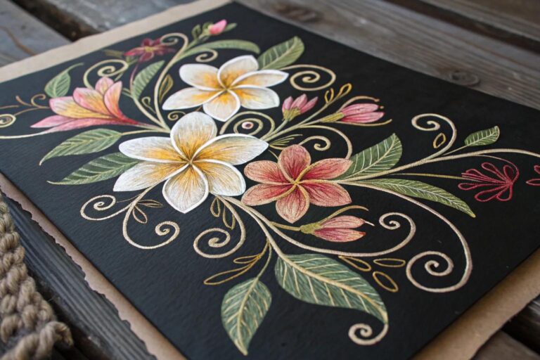 15+ Inspiring Flower Scratch Art Ideas to Try