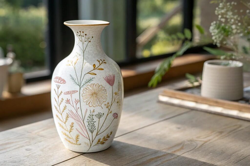 19+ Creative Flower Vase Painting Ideas