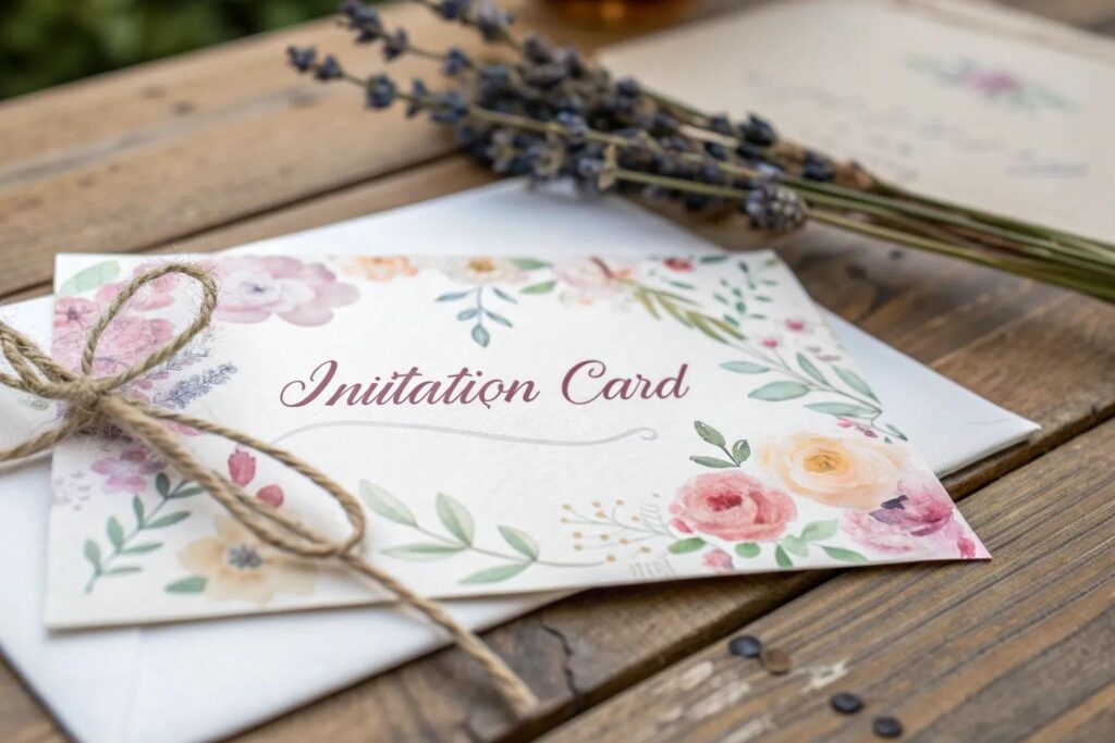 15+ Creative Homemade Invitation Ideas