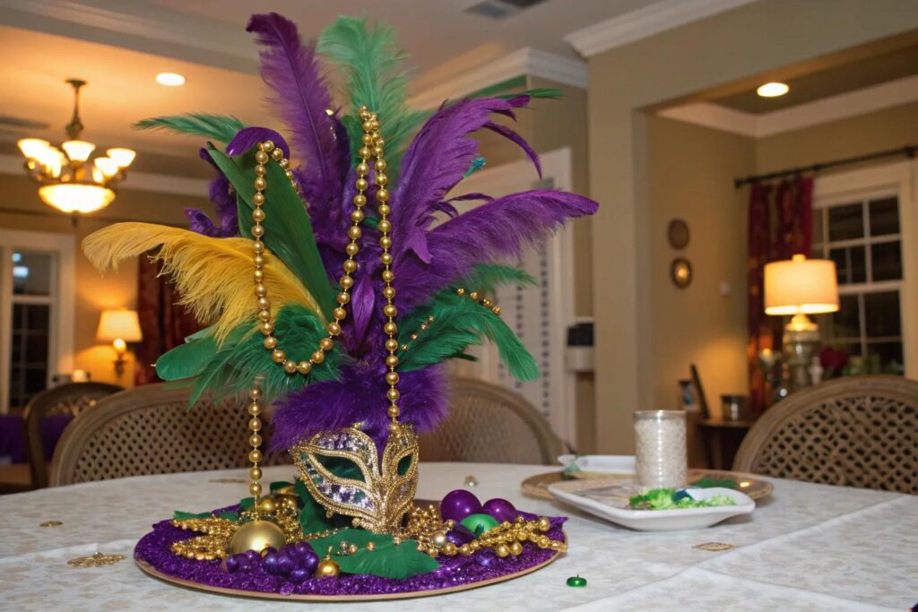 15+ Stunning Mardi Gras Centerpiece Ideas