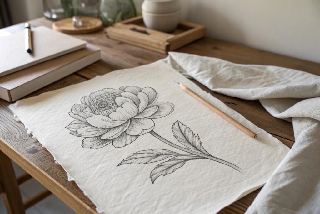 13+ Inspiring Pencil Flower Drawing Ideas