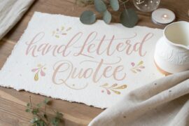 14+ Inspiring Pretty Lettering Ideas for DIY Projects