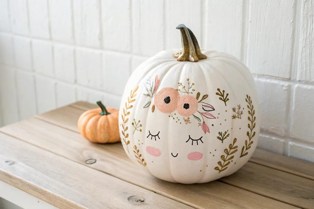 20+ Charming Pumpkin Painting Ideas for Fall