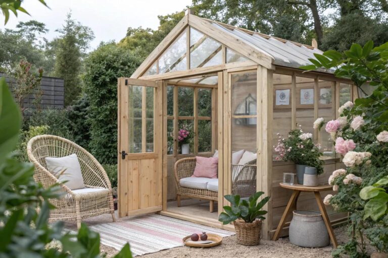 17+ Inspiring She Shed Greenhouse Ideas