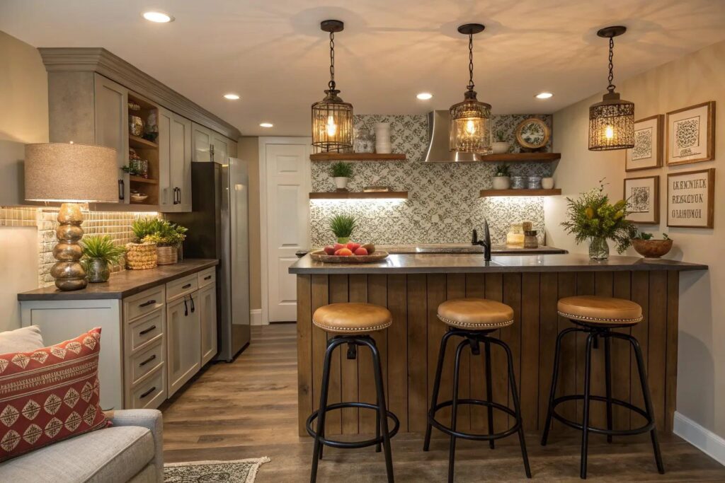 16+ Stylish Small Kitchen Bar Ideas