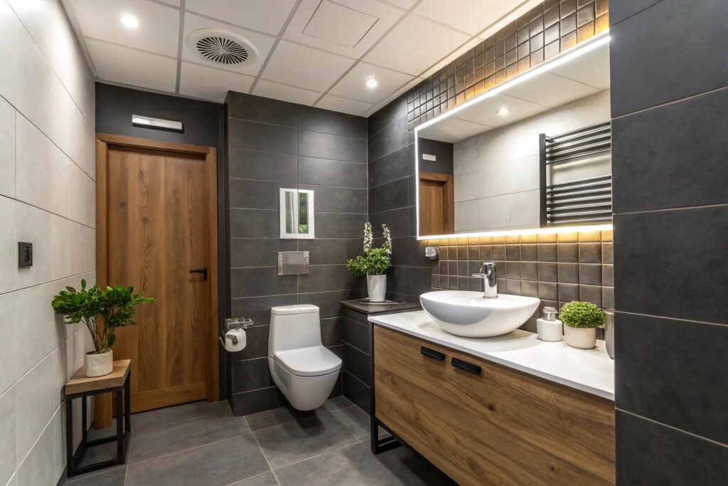 18+ Inspiring Small Office Bathroom Ideas