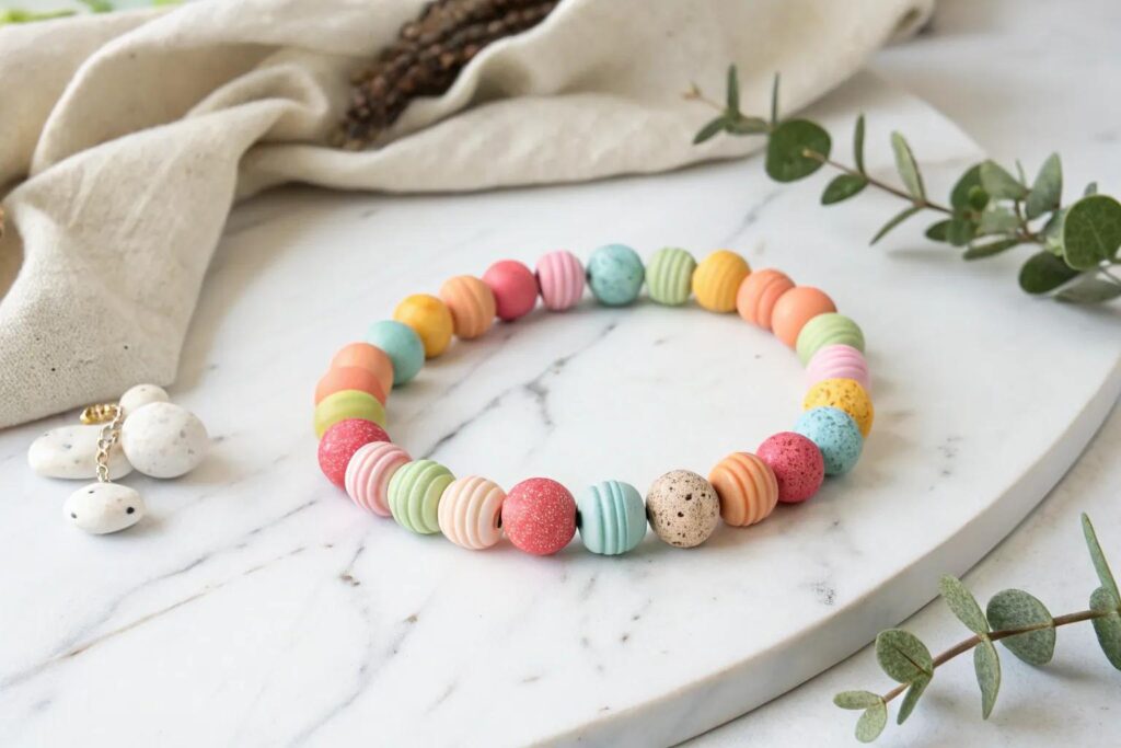 16+ Fun Summer Clay Bead Bracelet Ideas