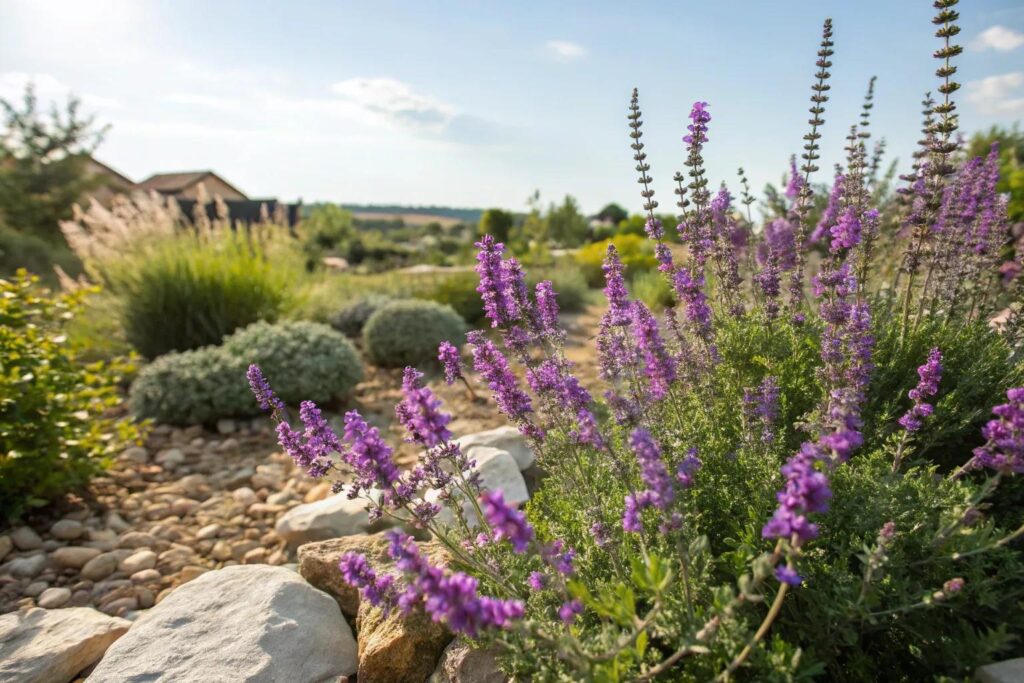 16+ Inspiring Texas Sage Landscaping Ideas