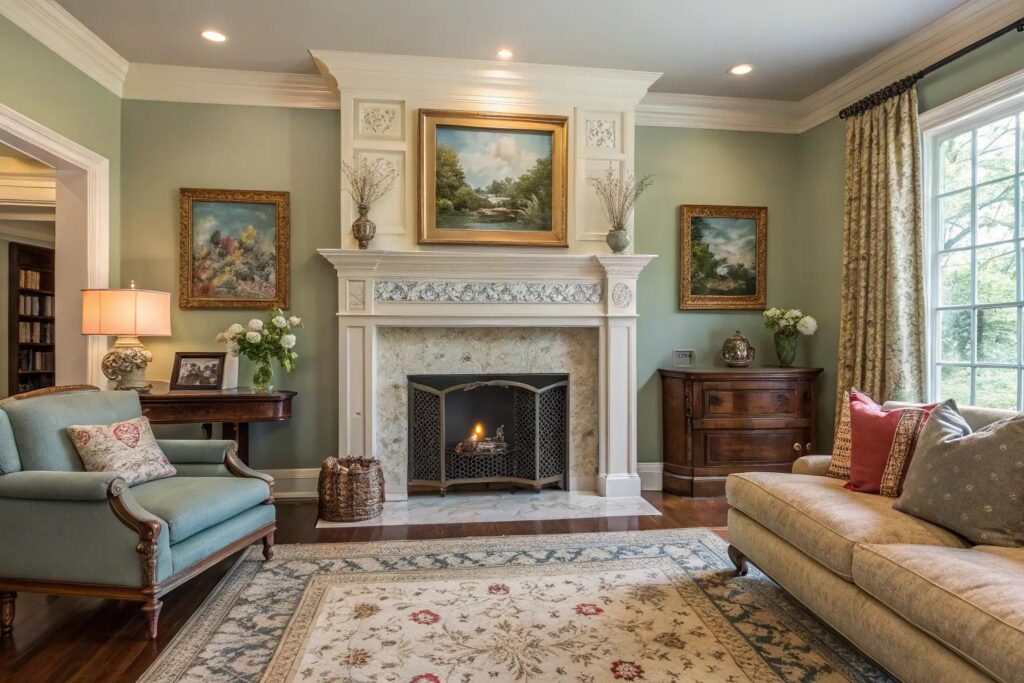 21+ Stylish Colors to Paint Your Fireplace Surround
