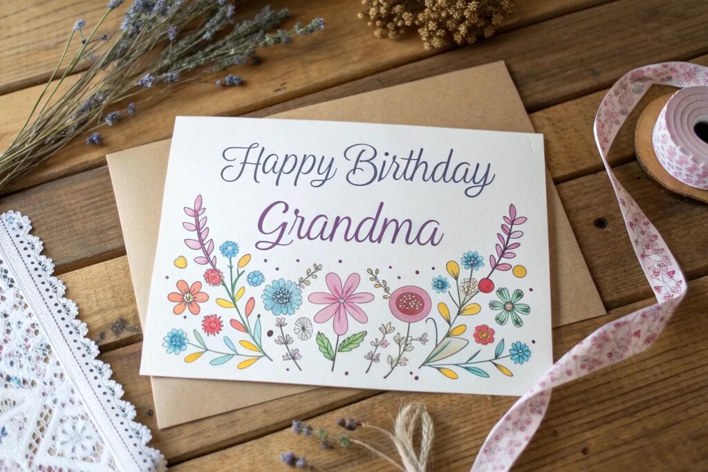 20+ Charming Birthday Card Ideas for Grandma
