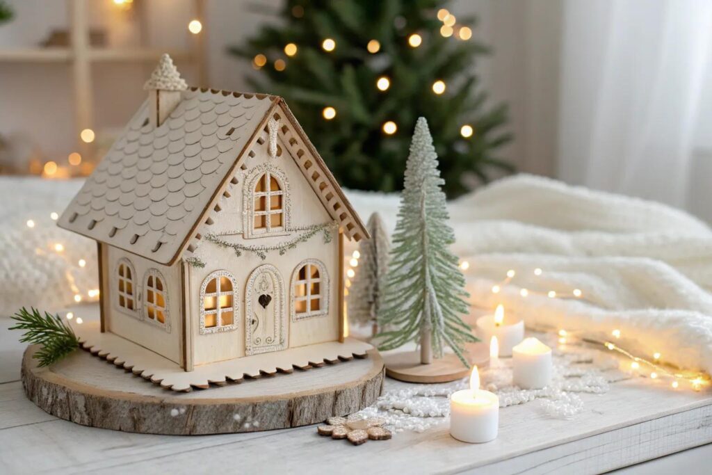 16+ Charming Christmas Village Ideas DIY