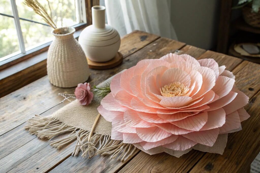 17+ Creative Crepe Paper Crafts Ideas