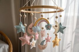 19+ Charming DIY Baby Mobile Ideas