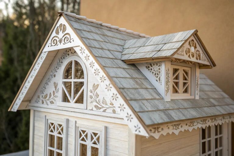 17+ Creative DIY Dollhouse Roof Ideas