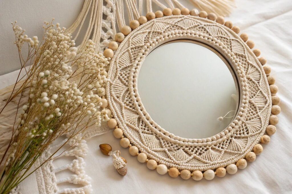 20+ Stylish DIY Mirror Frame Decorating Ideas