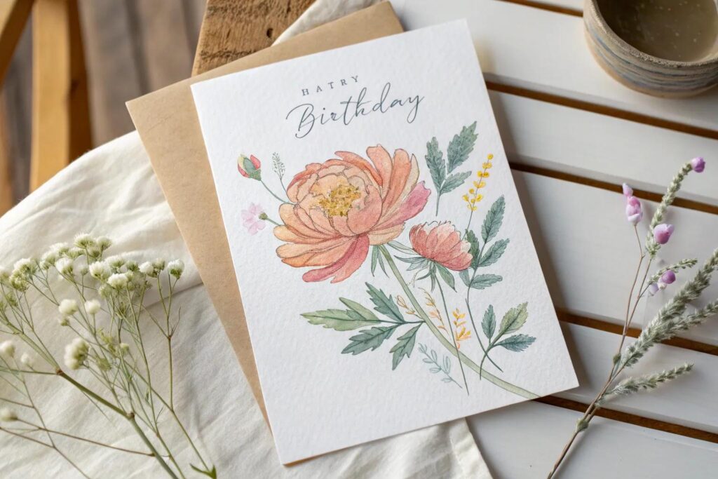 20+ Creative Flower Birthday Card Ideas