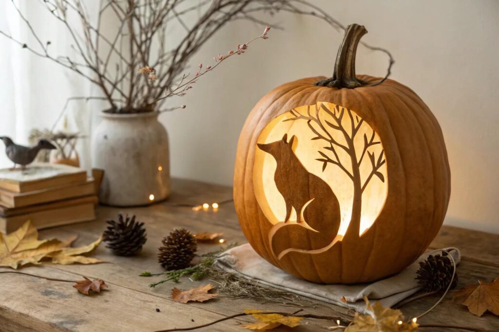 5+ Charming Fox Pumpkin Carving Ideas