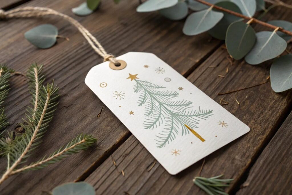18+ Creative Homemade Christmas Gift Tag Ideas