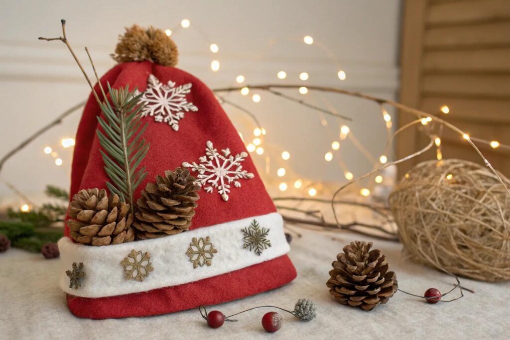 19+ Creative Homemade Christmas Hat Ideas