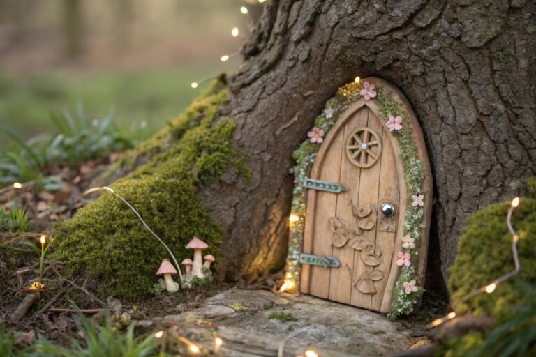 17+ Charming Fairy Door Ideas for Trees