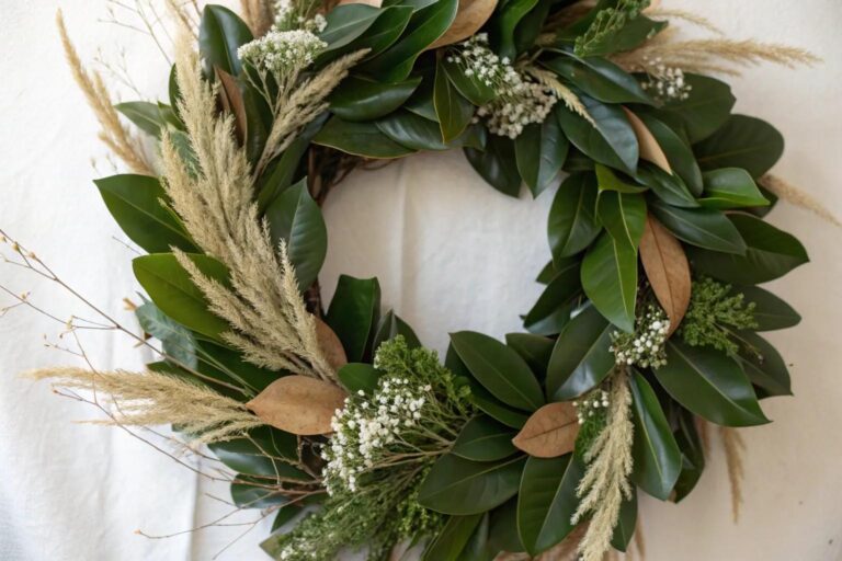 18+ Creative Magnolia Wreath DIY Ideas