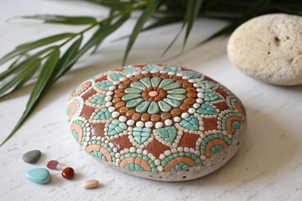 19+ Creative Mosaic Rock Designs for Your Home
