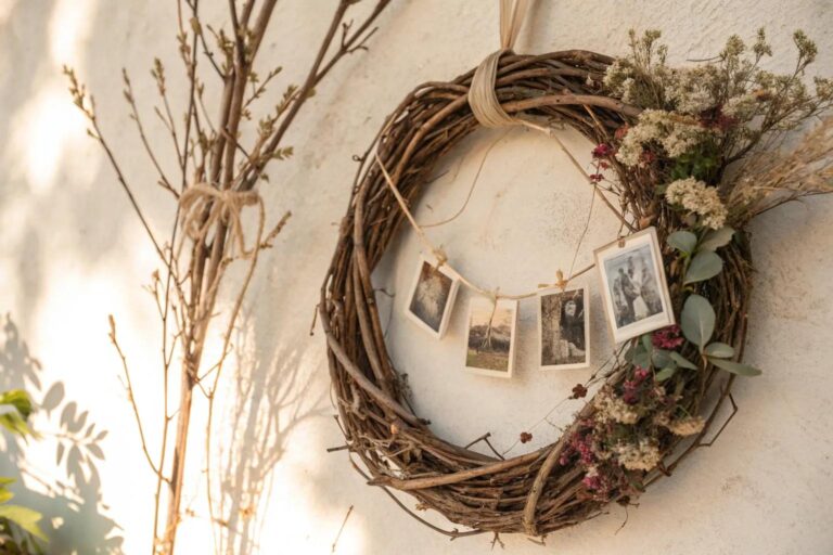 17+ Creative Photo Wreath Ideas for Your Home