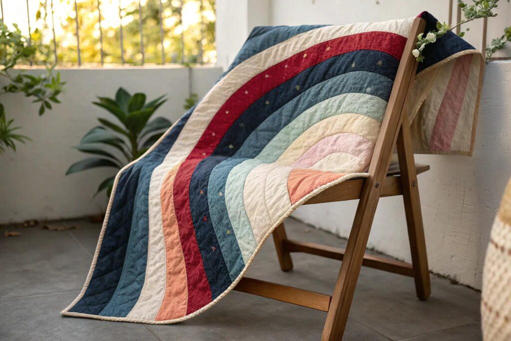 17+ Creative Rainbow Quilt Pattern Ideas