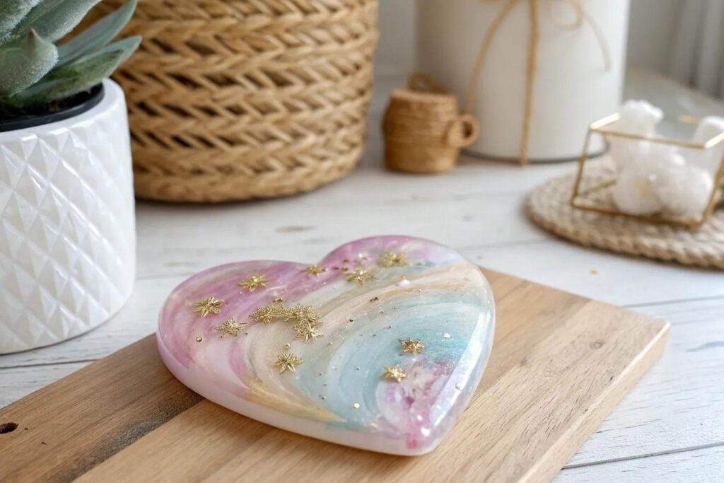 18+ Creative Resin Heart Ideas for Your Home Decor