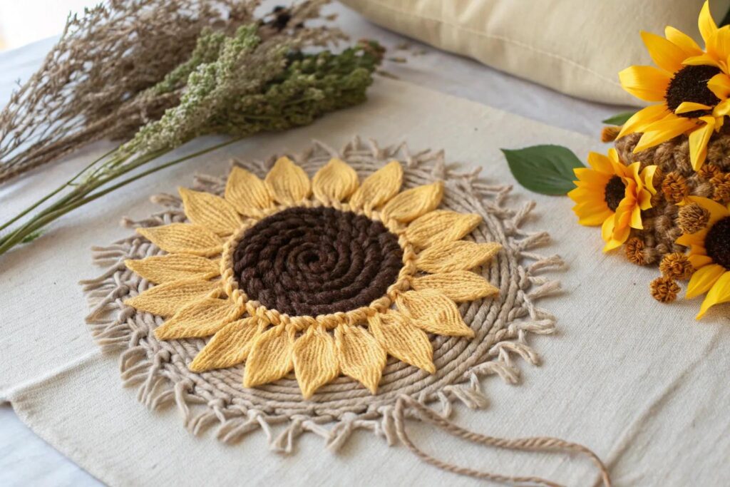 18+ Creative Sunflower Crafts for Adults