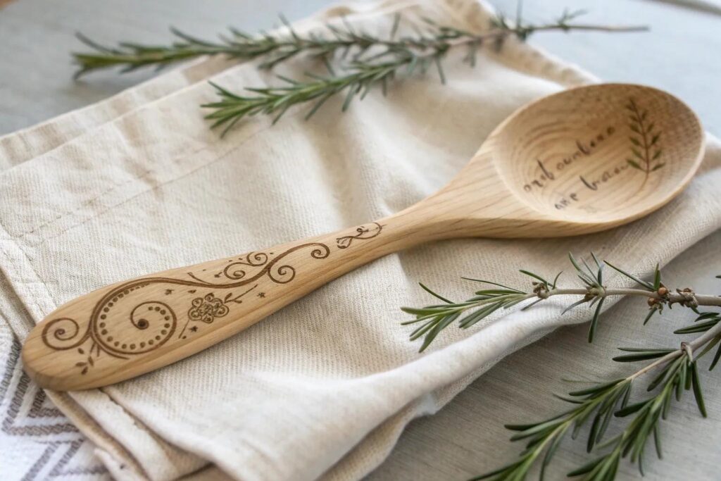 16+ Creative Wooden Spoon Engraving Ideas