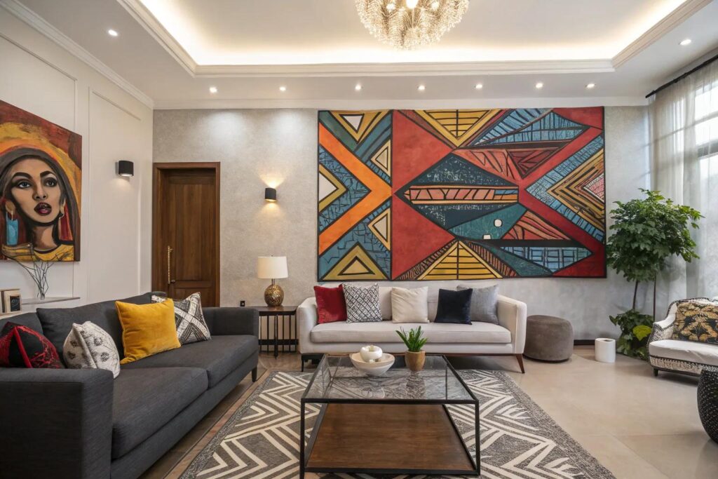 15+ Inspiring Abstract Wall Painting Ideas