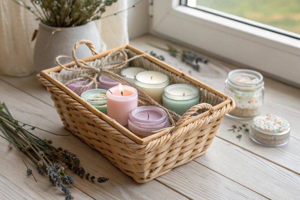 19+ Creative Candle Basket Ideas for Your Home