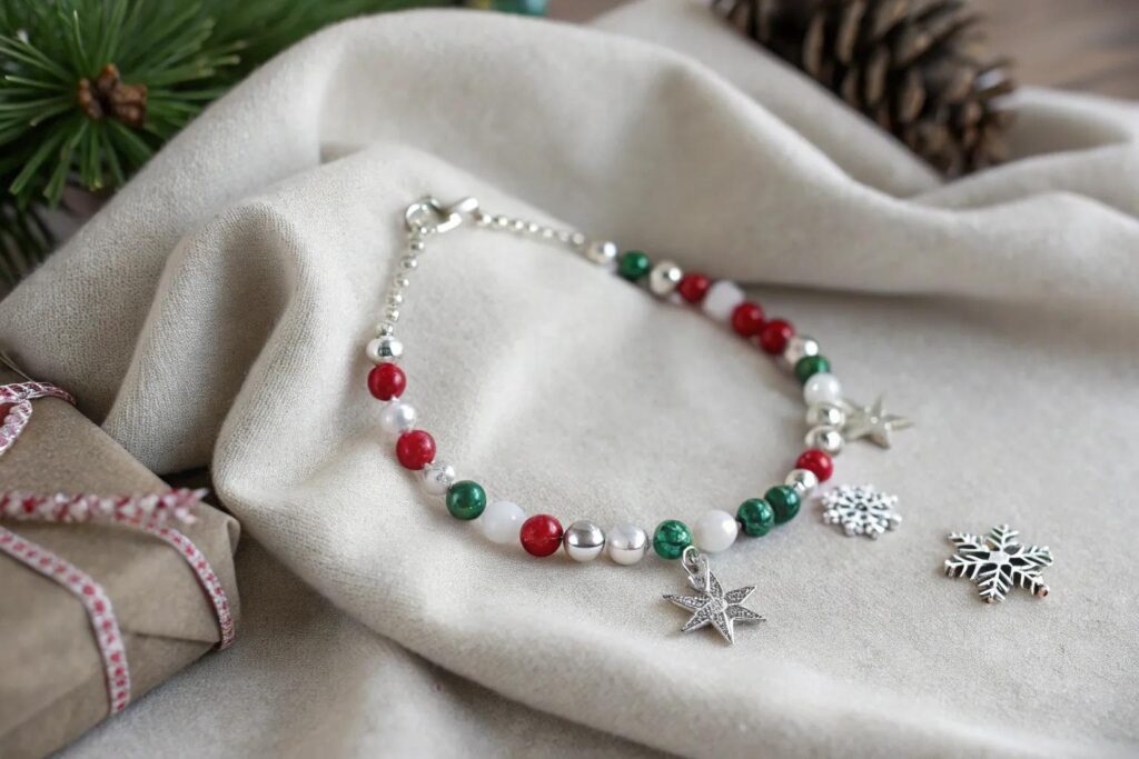 17+ Creative Christmas Bracelet Ideas to DIY
