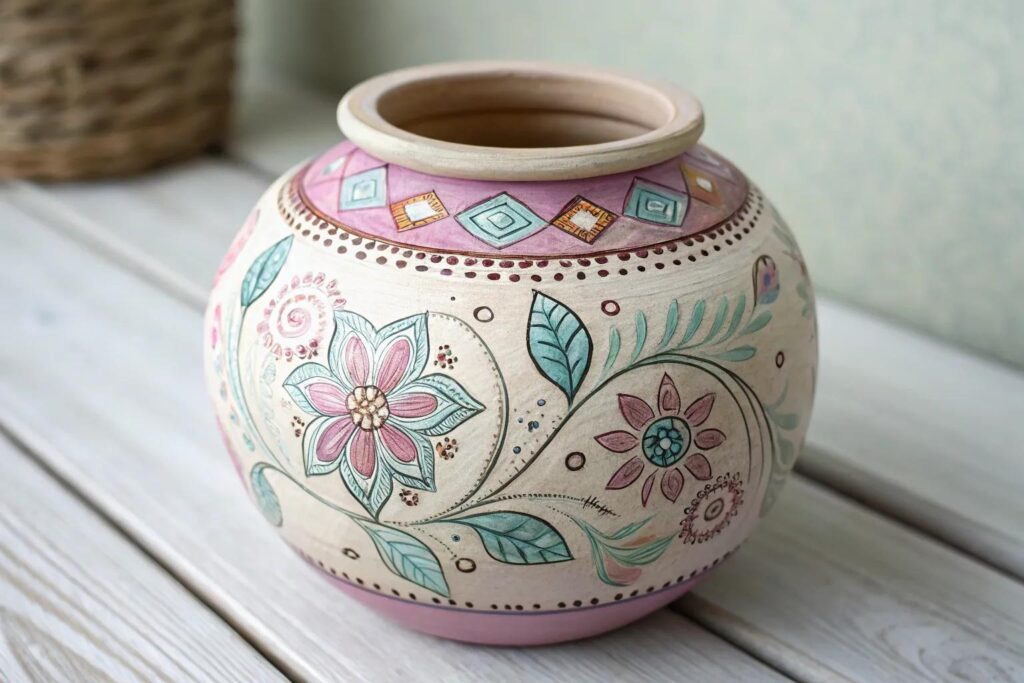 18+ Creative Clay Pot Painting Ideas