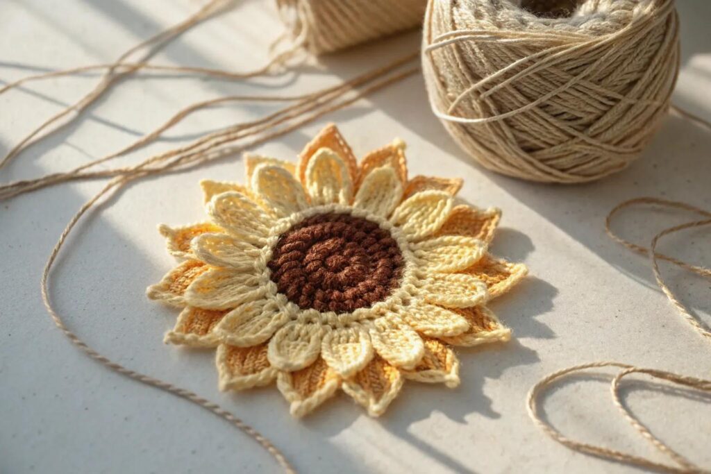 20+ Inspiring Crochet Sunflower Ideas